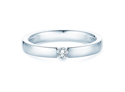 Spannring Infinity mit Diamant zur Verlobung kaufen