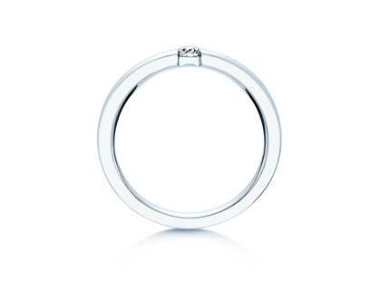 Spannring Infinity mit Diamant zur Verlobung kaufen